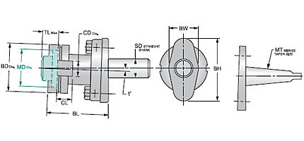 1.5748 Mounting Diameter | Standard Type Tool Holder | External ...